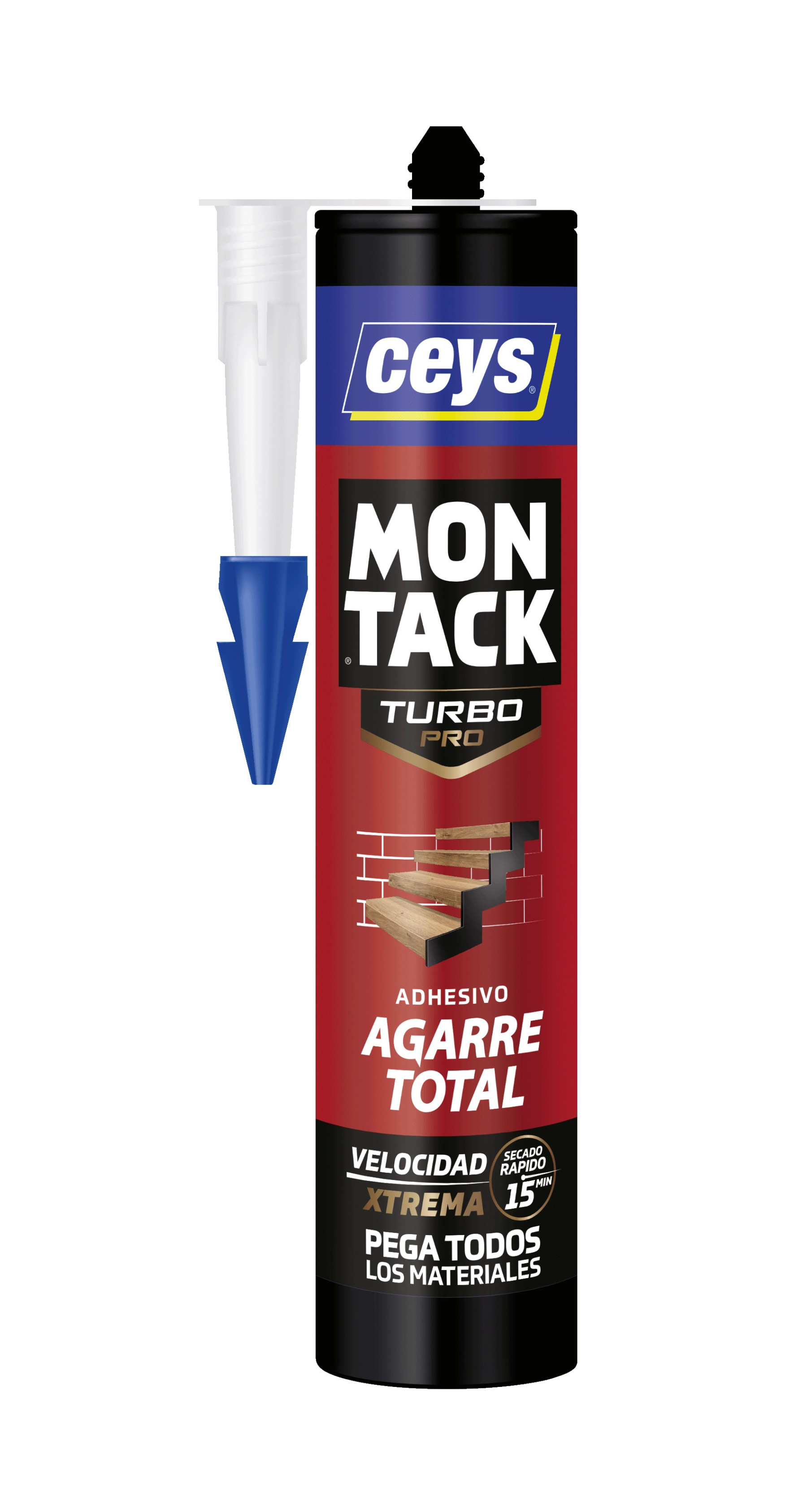 ADHESIVO MONTAJE MONTACK TURBO 450 GR