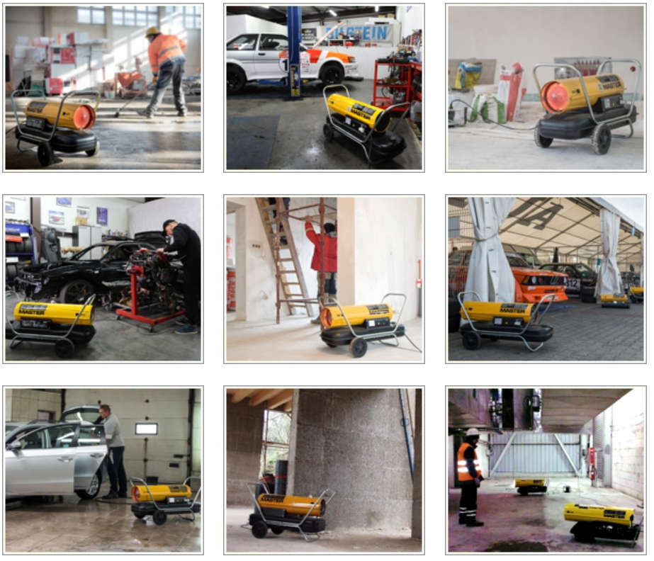 Cañon de calor MASTER B100 a gasoil| Ferrovicmar.com