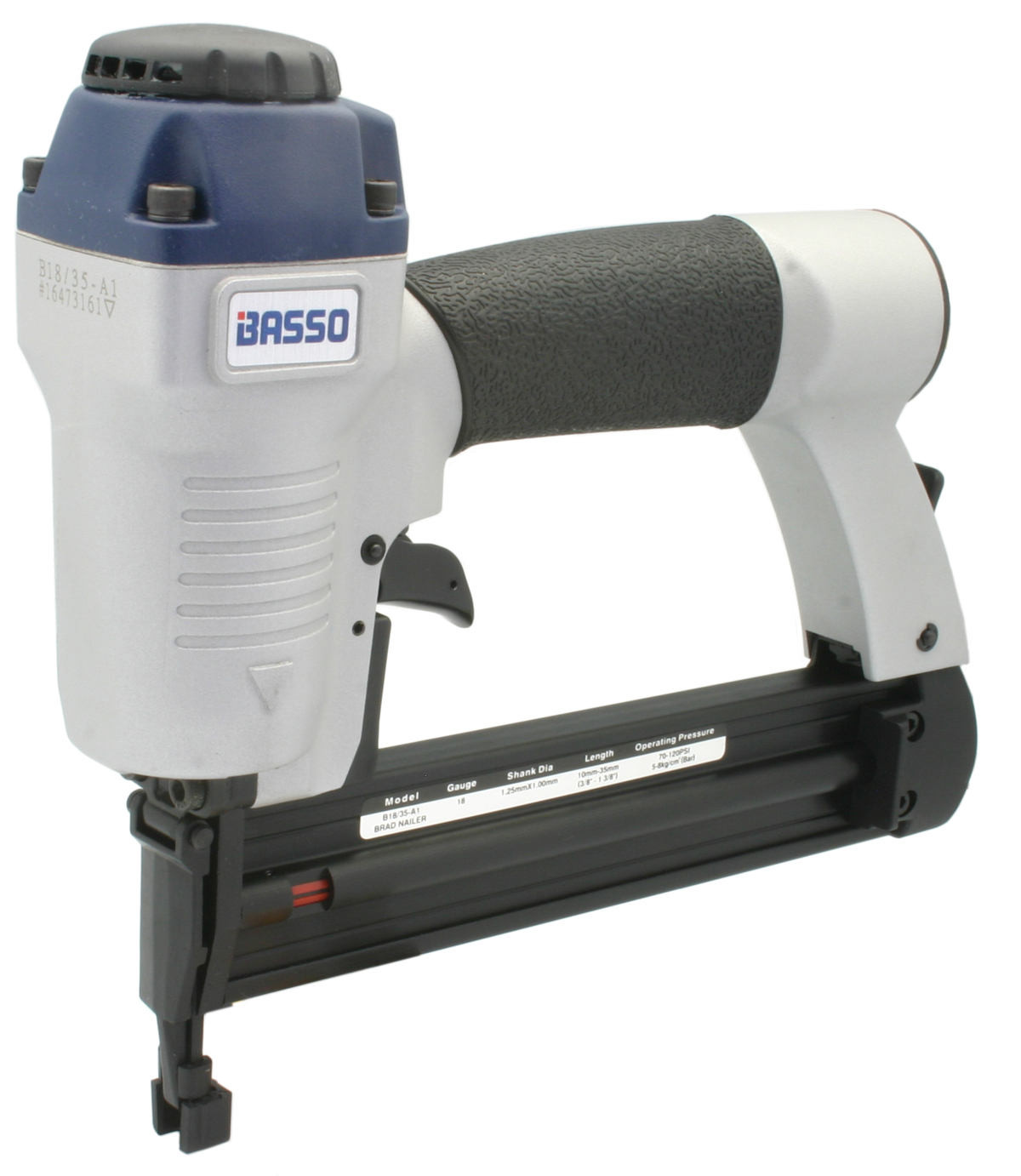 CLAVADORA NEUMATICA BRAD 12 BASSO BEX-B1835A1 | Ferrovicmar.com