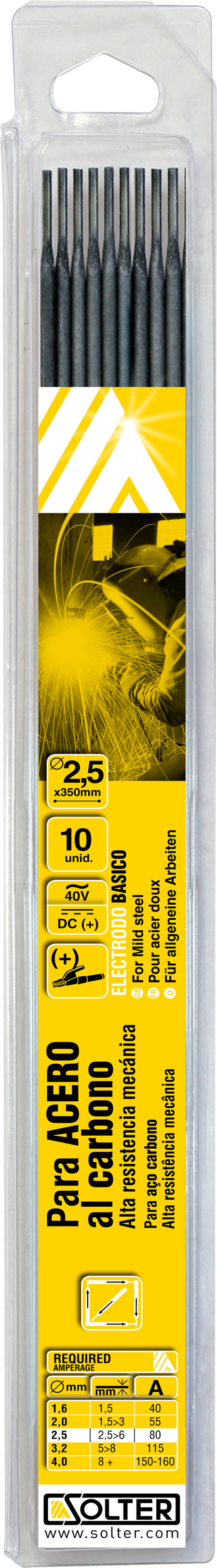 Electrodos basico E-7018. Soldaduras. Accesorios para soldadura ...