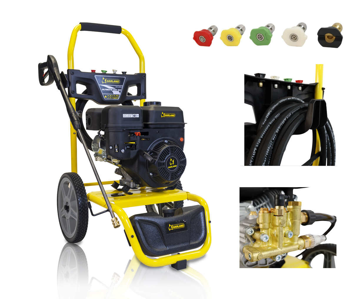 Hidrolimpiadoras a gasolina Ultima 820 QG-V23 de Garland | Ferrovicmar.com