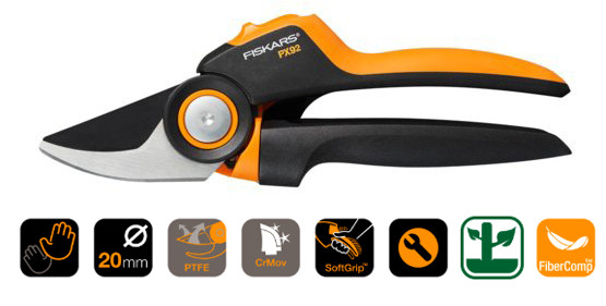 Tijeras de poda Fiskars PX92 PowerGear | Comprar en Ferrovicmar.com